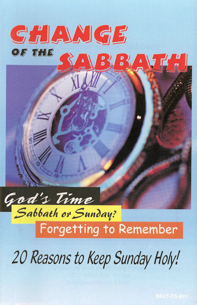 Booklets :: The Sabbath Booklet Set - ACTSforGod.org Study Store